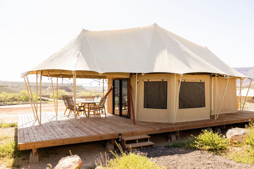 Experience Glamping in Zion Wildflower Grand Mesa Tents